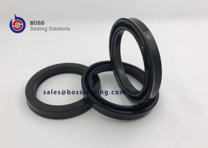 Buna-N nitrile rubber seal profile USH rod piston double lip seal