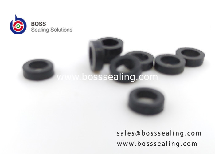 Black NBR 70 80 90 back up ring nitrile rubber washers customized small ...